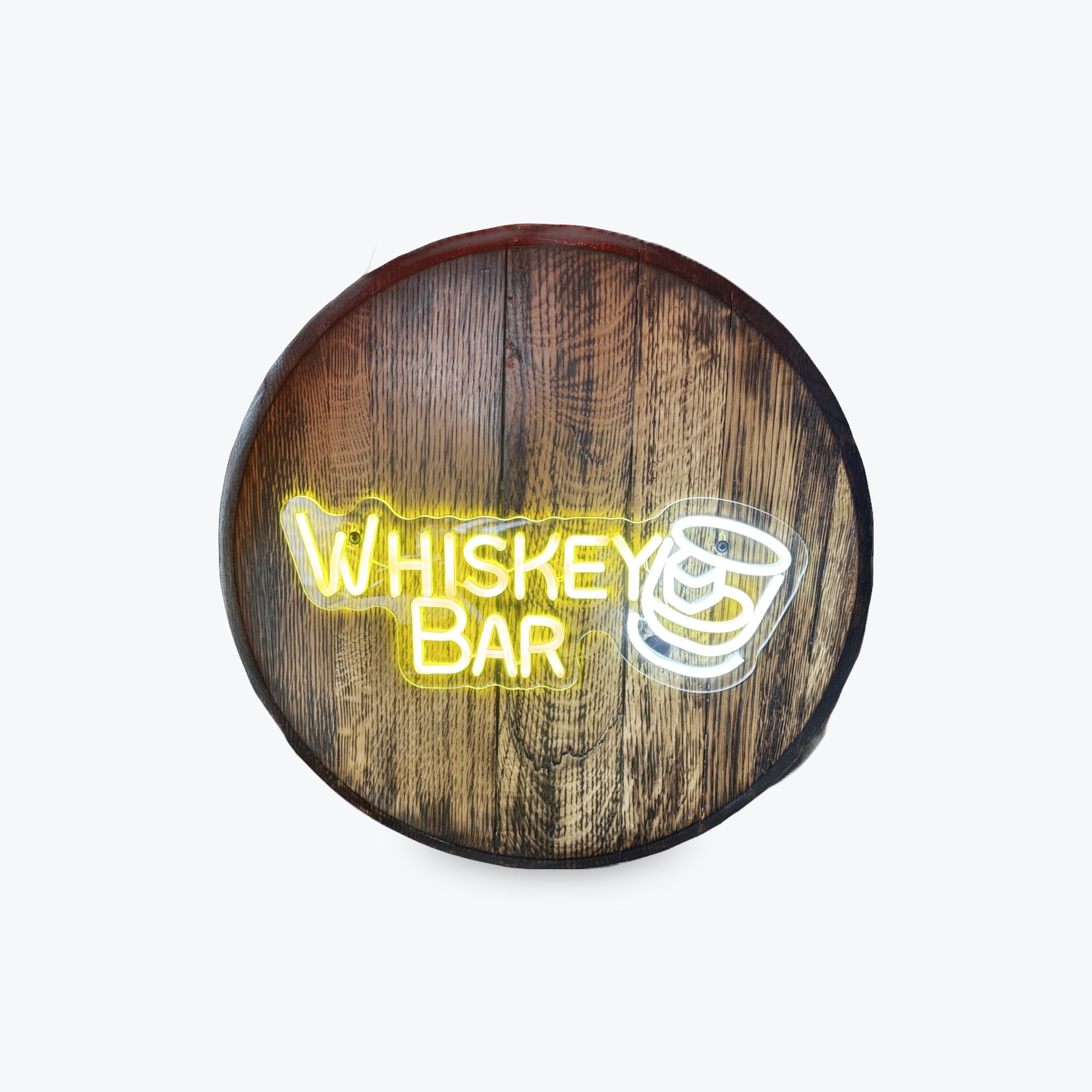 Whiskey Bar Neon Sign | Bourbon and Fire