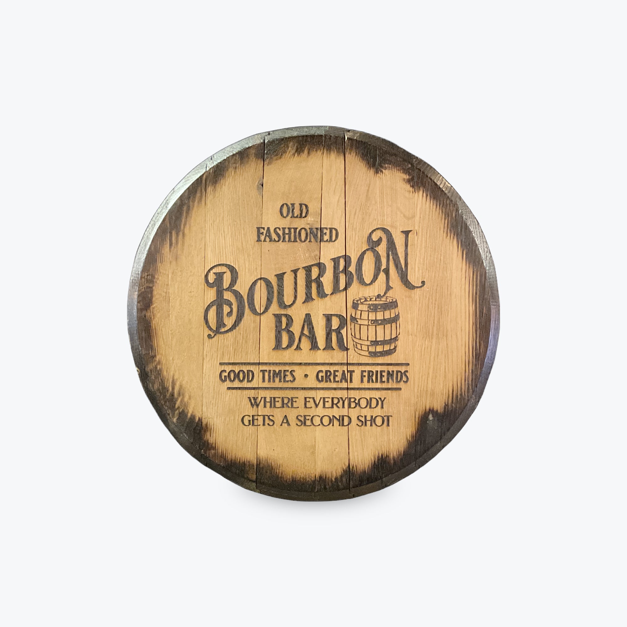 Bourbon Old Fashioned Bar Sign | Bourbon and Fire